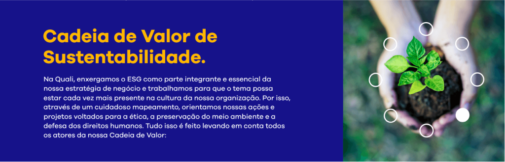 Sustentabilidade e ESG na Qualicorp – Conheça nossas ações Sustentabilidade e ESG na Qualicorp – Conheça nossas ações